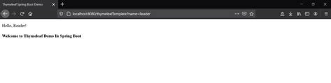 getting started with thymeleaf in spring boot dzone java