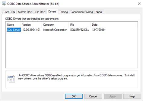 windows python odbc driver manager sqldriverconnect