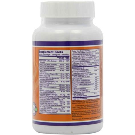 Now Eve 120 Caps Vitamins For Women Bodyshock Pro
