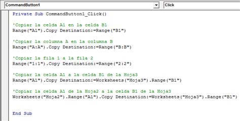 cómo copiar y pegar celdas con vba excel total