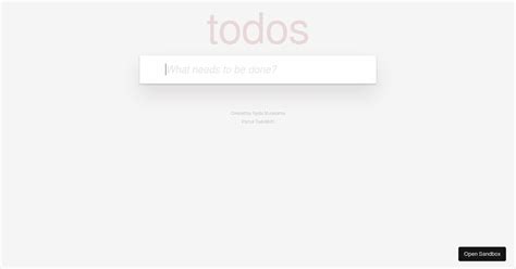 create react app typescript todo example 2020 forked codesandbox