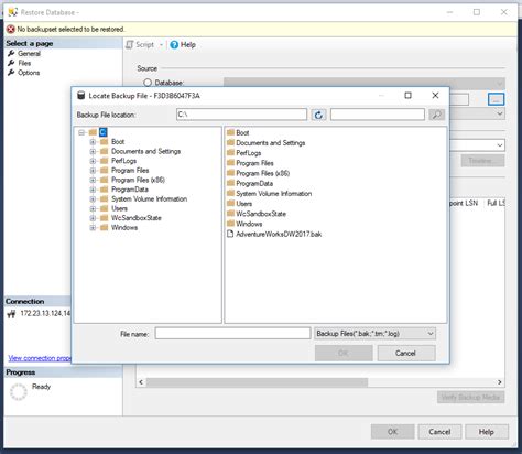 step by step guide to run sql server in a windows docker