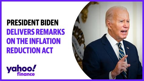 President Biden Delivers Remarks On The Inflation Reduction Act Youtube
