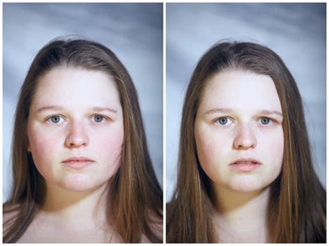 Close Up Portraits Of People With And Without Clothes On Can You Tell