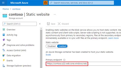 host a static website in azure storage microsoft learn