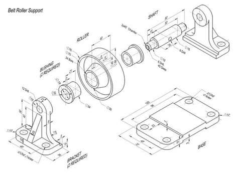 do 2d or 3d model drawing using pro e and auto cad by ammar fareed