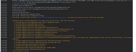 process exited with code 255 the remote server returned an error