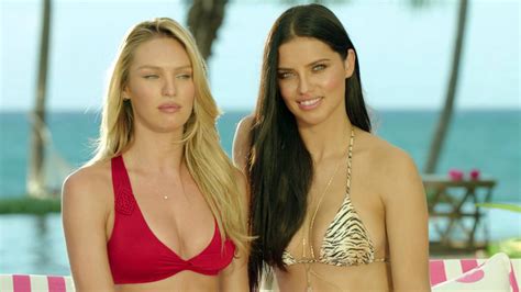 Behind The Victorias Secret Swim Special Candice And Adrianas Outtakes