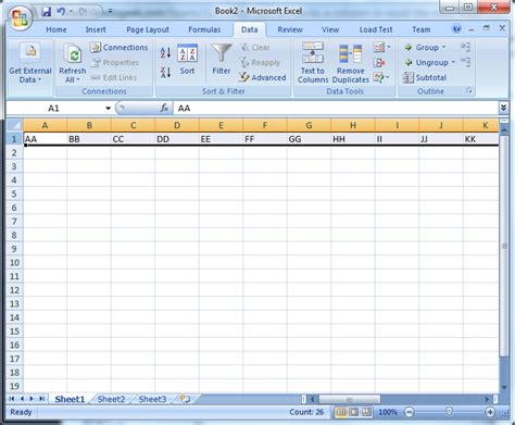rows into columns in ms excel 2007 stack overflow