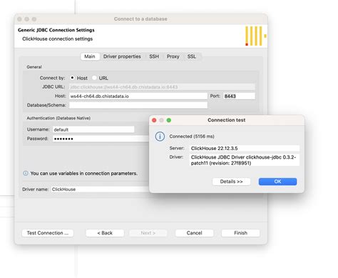 connect to chistadata dbaas clickhouse cluster via dbeaver chistadata