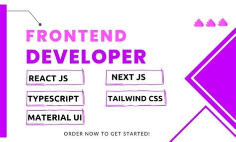 be a front end developer react js next js node typescript chakra ui