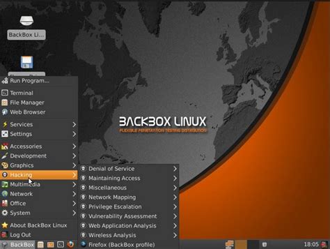 tutoriais e outros [s o ] backbox 3 05 um linux para hacking ético