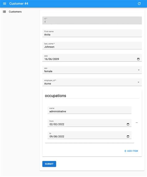ra json schema form documentation react admin enterprise edition