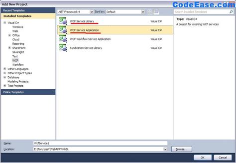wcf service application vs wcf service library