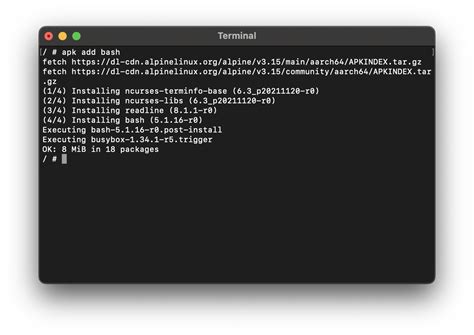 [fix] docker alpine linux bin sh bash not found code2care