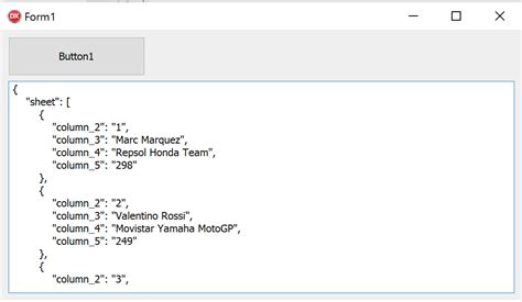 using delphi from excel to json then firedac[japan] embarcadero