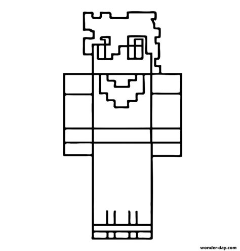 100 Disegni Di Minecraft Da Colorare E Stampare Wonder Day — Disegni