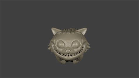 Stl File Cheshire Cat 🐱・3d Printer Model To Download・cults