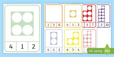 number shape counting peg matching game maths primary resources
