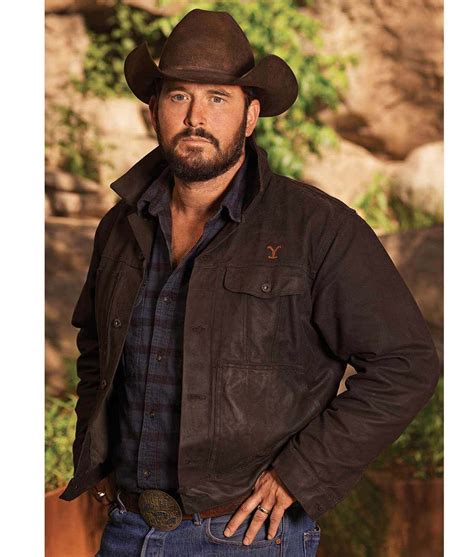 Rip Wheeler Cotton Jacket Yellowstone Cole Hauser Black Jacket