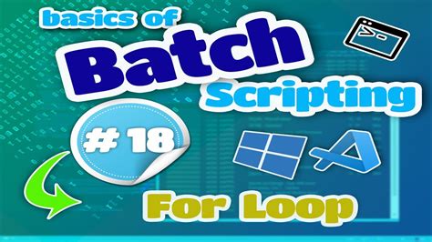 basics of batch scripting 18 for loop youtube