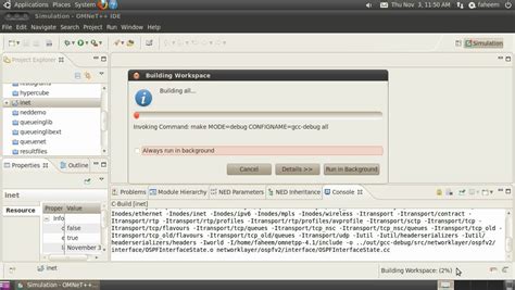 omnet inet framework installation demo youtube