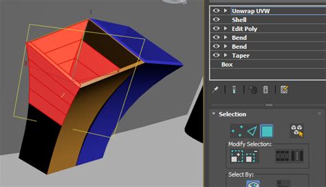 solved using the unwrap uv modifier list can t select any object