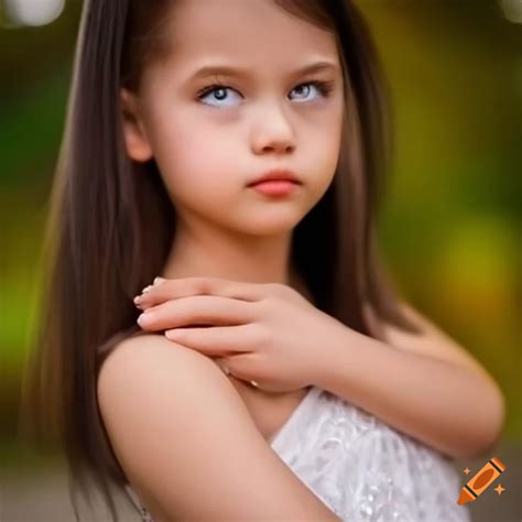 Portrait Of A Girl With Stunning Eyes