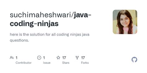github suchimaheshwari java coding ninjas here is the solution for