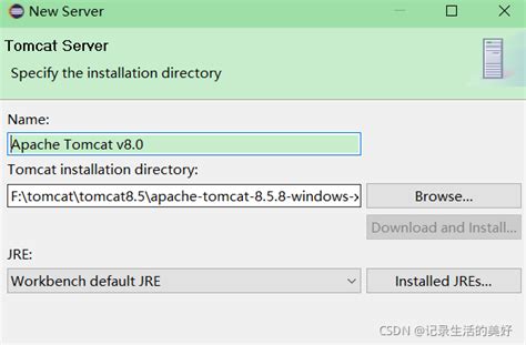 the apache tomcat installation at this directory is version 8 5 8 a