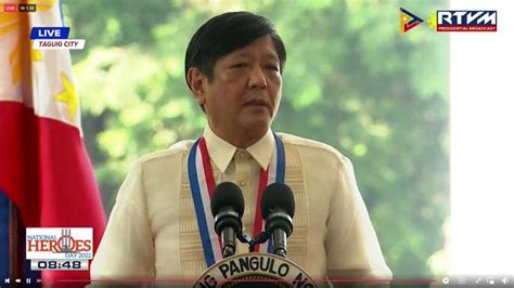 Speech By President Ferdinand Romualdez Marcos Jr At The Commemoration