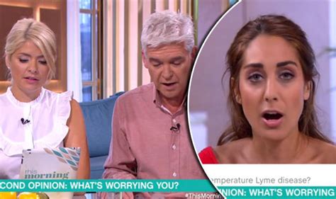 This Morning Dr Sara Gives Second Opinion On Lyme Disease Concerns