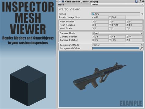 mesh viewer for custom inspectors ui extension unity assetstore概要