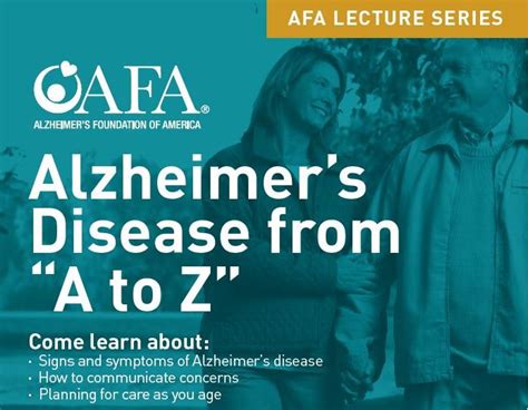 Alzheimers Foundation Of America Afa Lecture Series