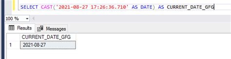 sql query to convert datetime to date geeksforgeeks
