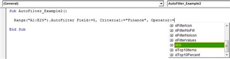 vba autofilter how to use vba autofilter criteria to filter data