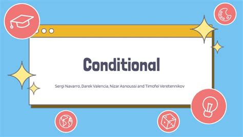 conditionals project