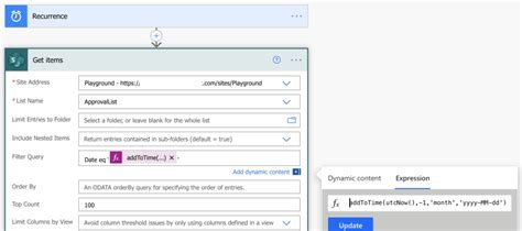 power automate reminder using date in sharepoint calculated column