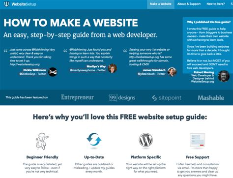 how to make a website step by step guide for beginners
