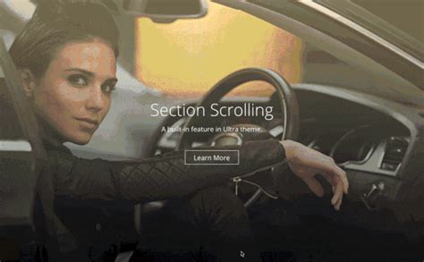 new parallax section scrolling feature for ultra and fullpane themify
