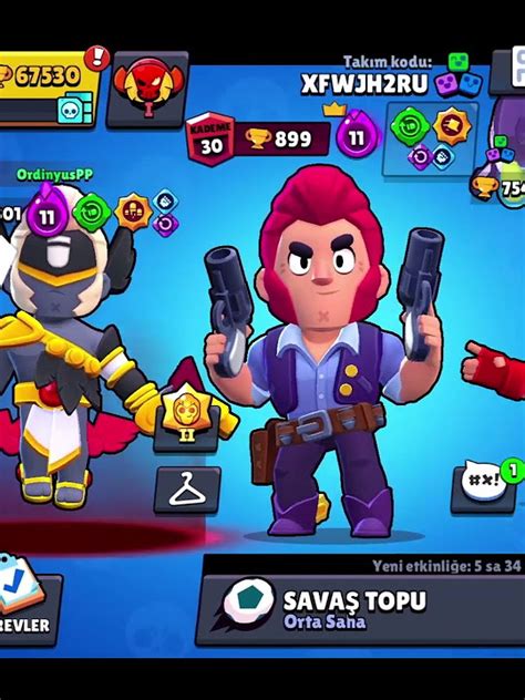Brawl Stars Korsan Colt Aldim 🗡️🔫 Supercell Tiktok Brawlstars