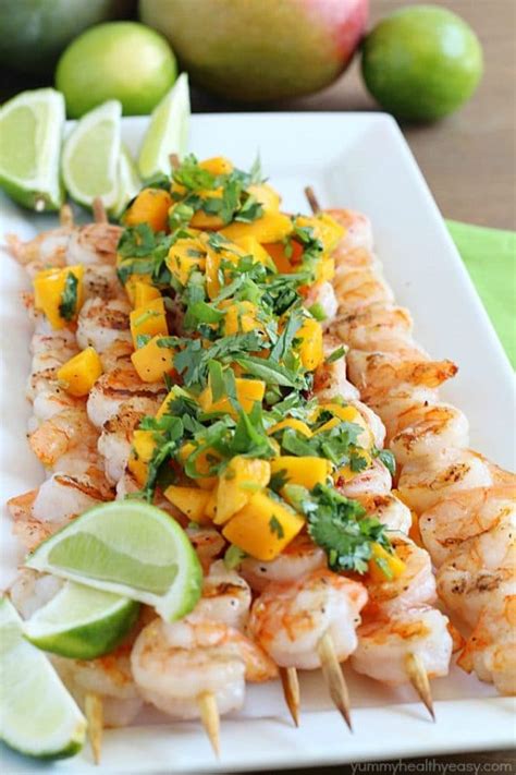 Grilled Shrimp With Mango Salsa Mariposa Farms