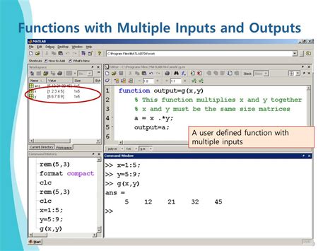 ppt [ 선형대수 matlab ] ch ap 6 사용자 정의 함수 powerpoint presentation id