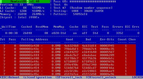 memory how do i interpret the statistics of a memtest run super user
