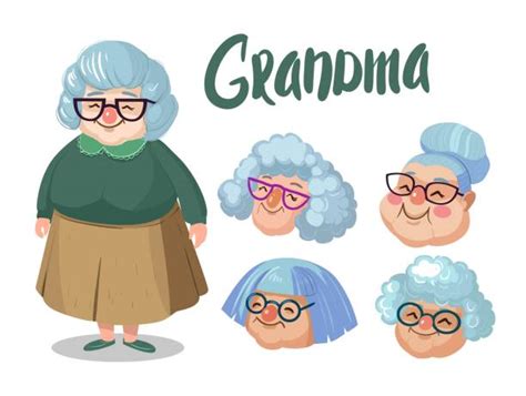 Grandmother Illustrations Royalty Free Vector Graphics And Clip Art Istock