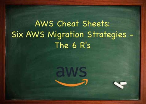 aws migration strategies the 6 r s tutorials dojo