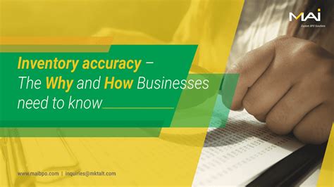 Inventory Accuracy Why It Matters And How To Achieve It Mai