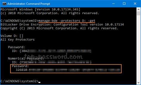 how to get bitlocker recovery key from cmd windows 11 lates windows