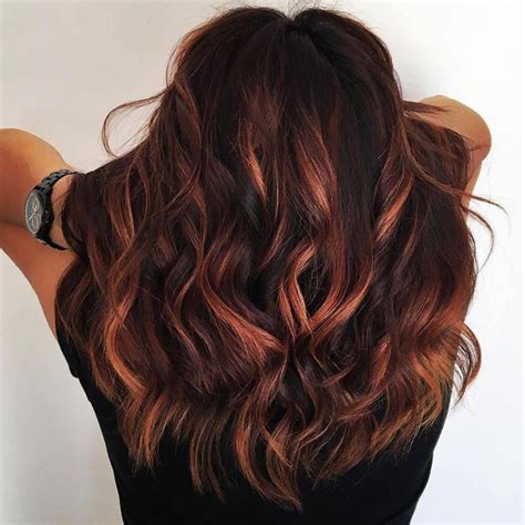 These Rose Gold Auburn Balayage Really Are Trendy