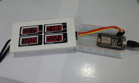 medidor pzem 004 esp8266 and plataforma iot node red and modbus tcp ip